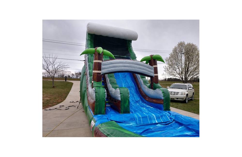 20ft Big Wave Tropical Slide | Mr. Bounce Inflatable Rentals